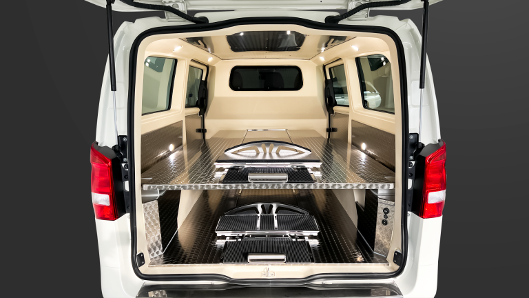 Mercedes Vito funeral van by Ellena